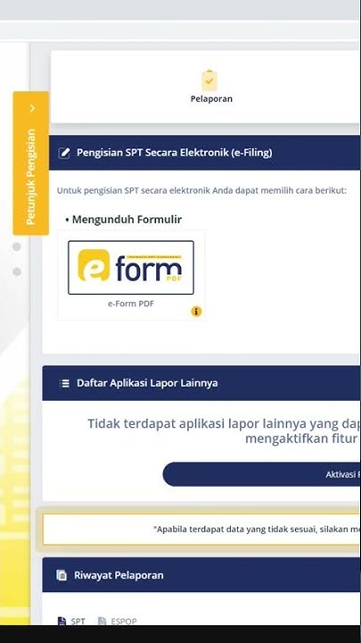 Pengisian espt tahunan badan dengan eForm - YouTube