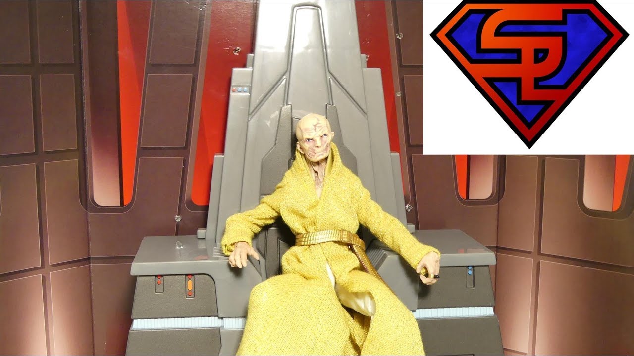Star Wars The Last Jedi Black Series Supreme Leader Snoke With Throne ...
