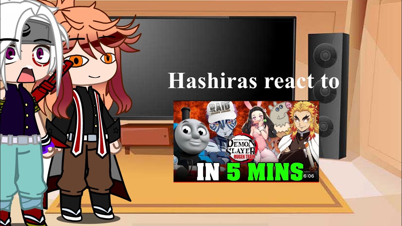hashiras react to demon slayer in 5 minutes - YouTube