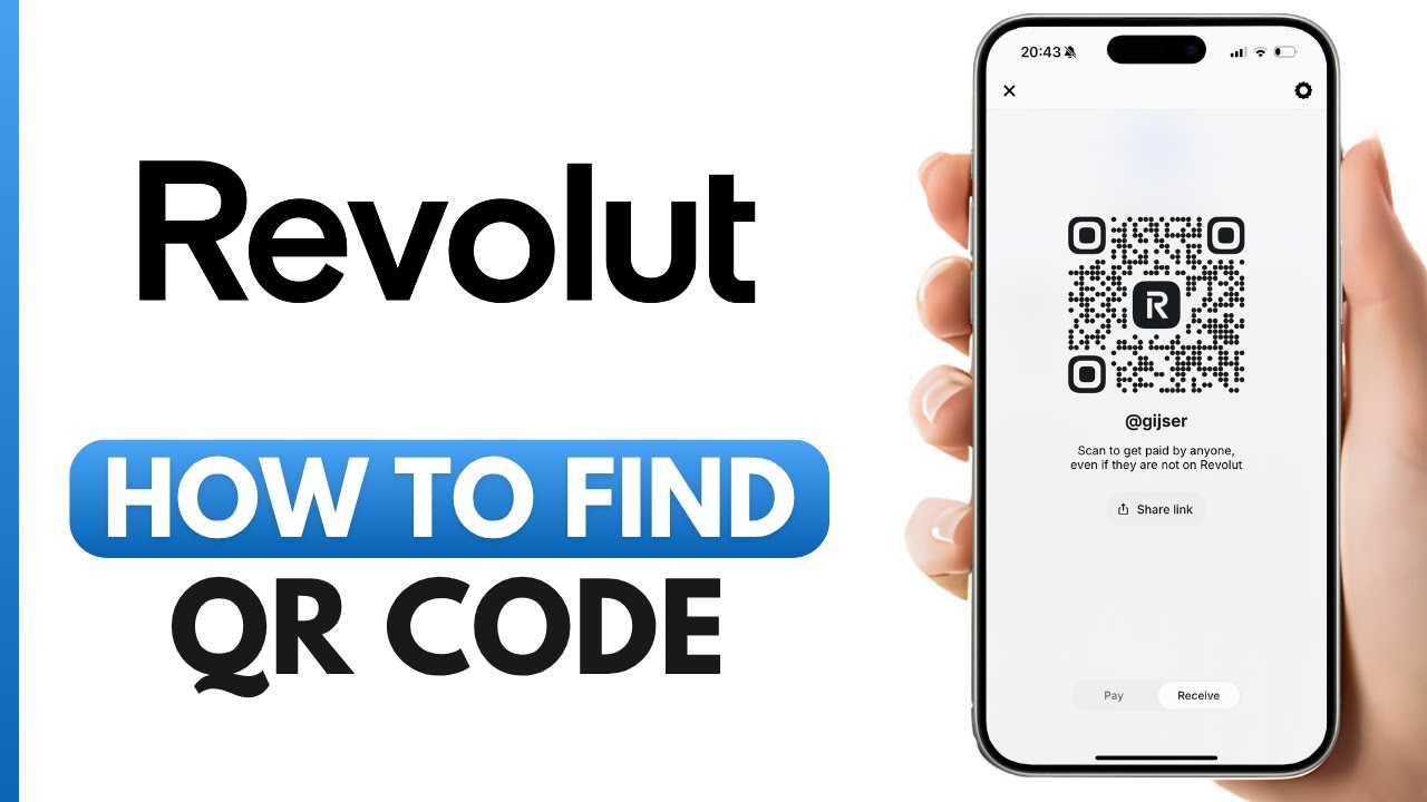 How To Find Revolut QR Code - Step By Step - YouTube