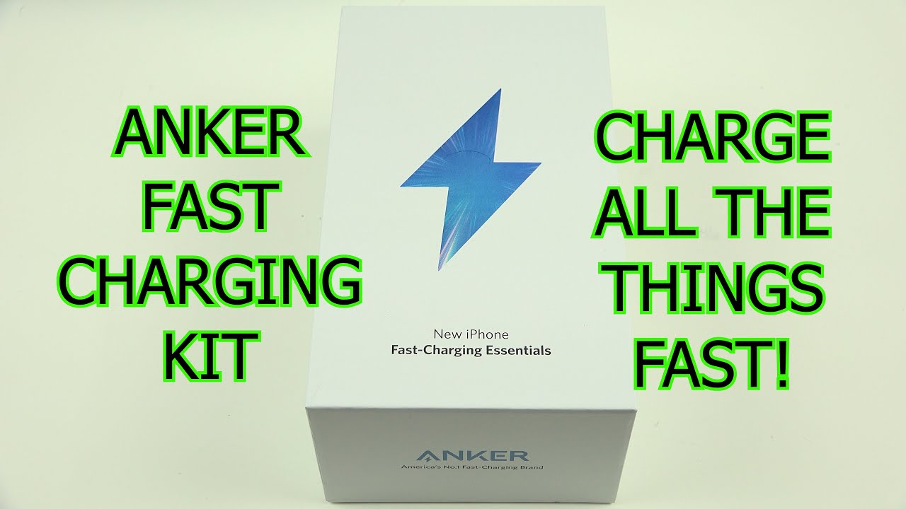 ANKER FAST CHARGING KIT UNBOXING - YouTube