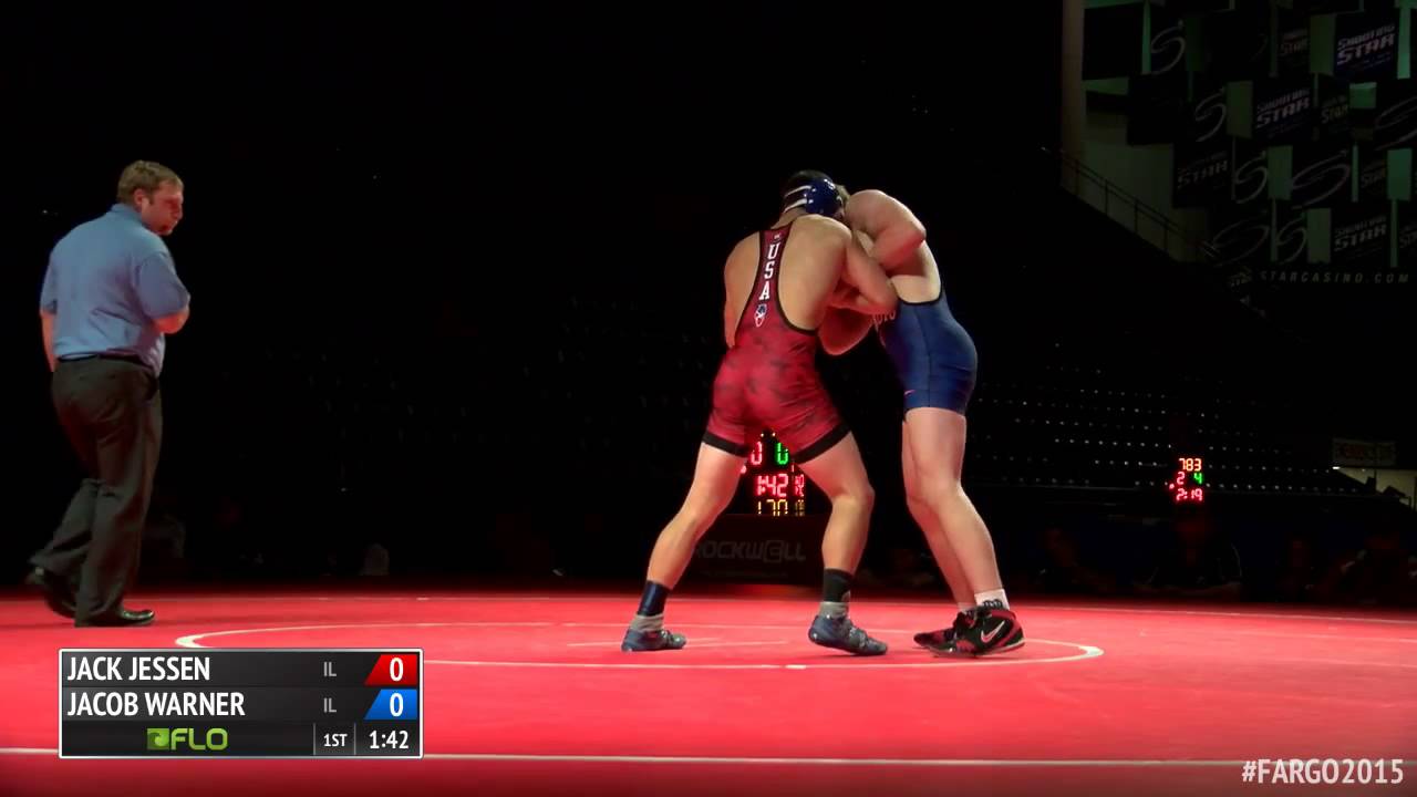 170 1st Place - Jacob Warner (Illinois) vs. Jack Jessen (Illinois ...