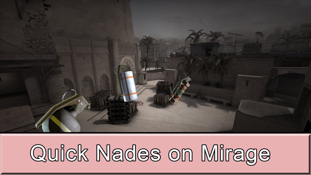 CS:GO Mirage: CT-Spawn Smoke (T) - YouTube