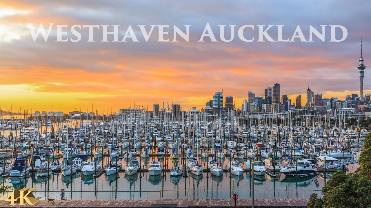 Westhaven Marina Auckland 4K | City of Sails | Winter 2021 | Auckland ...