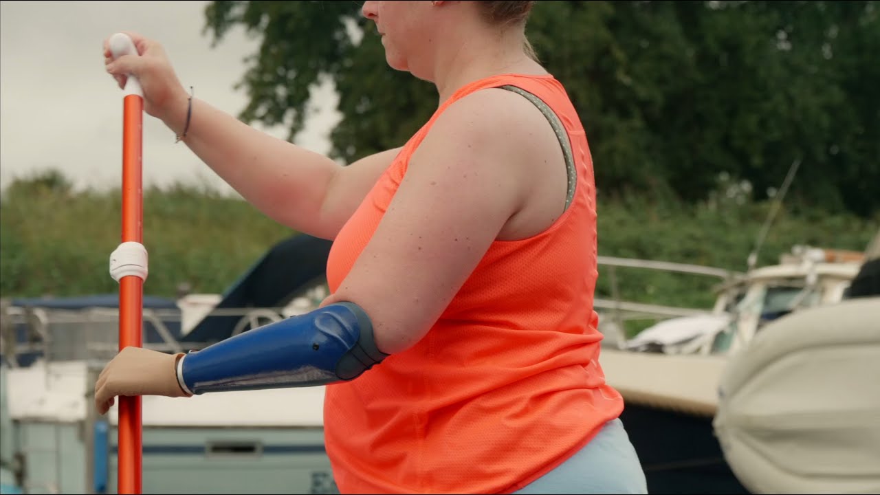 Stand Up Paddle Boarding with the unique Moveable mHand Adapt ...