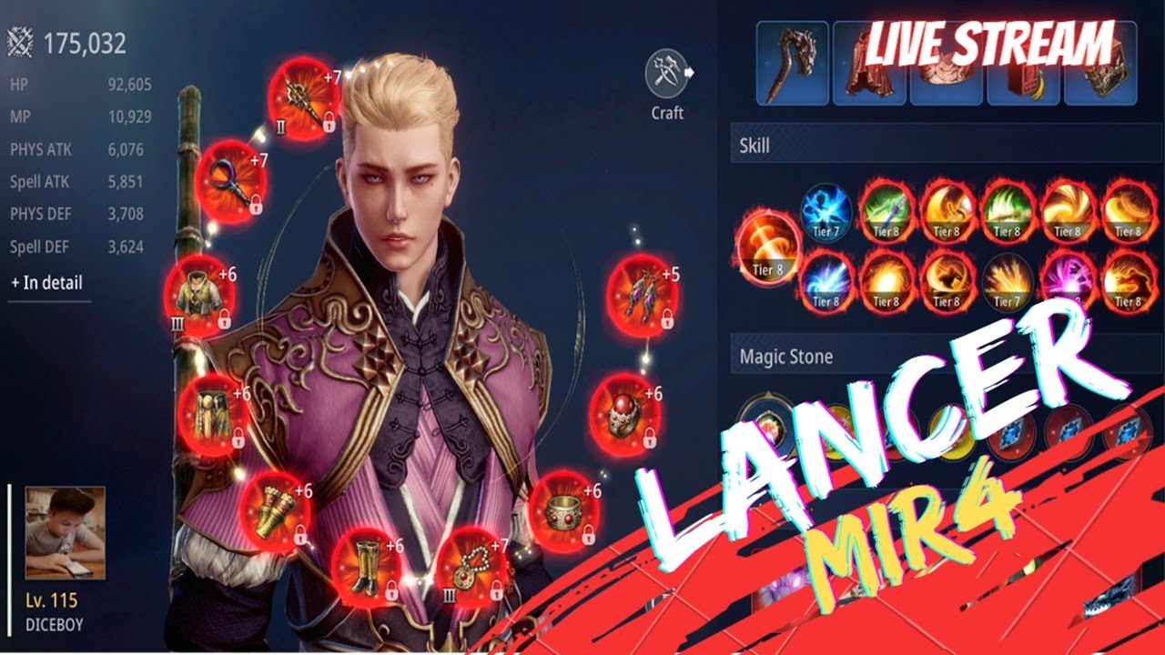 🔴LIVE | MIR4 Global (NFT) | หอกเหงาๆ ณ 163 - YouTube