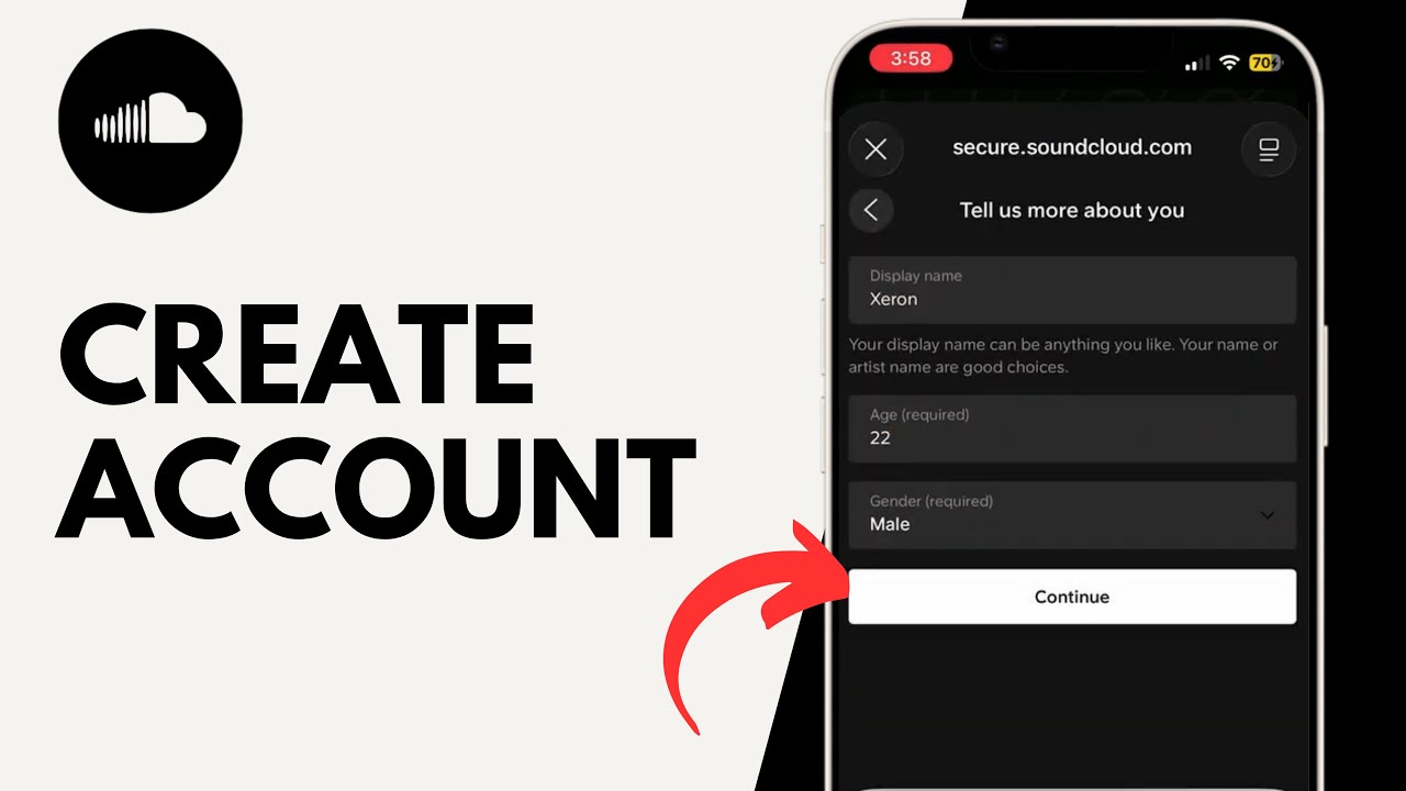 How to Create SoundCloud Account on iPhone - YouTube
