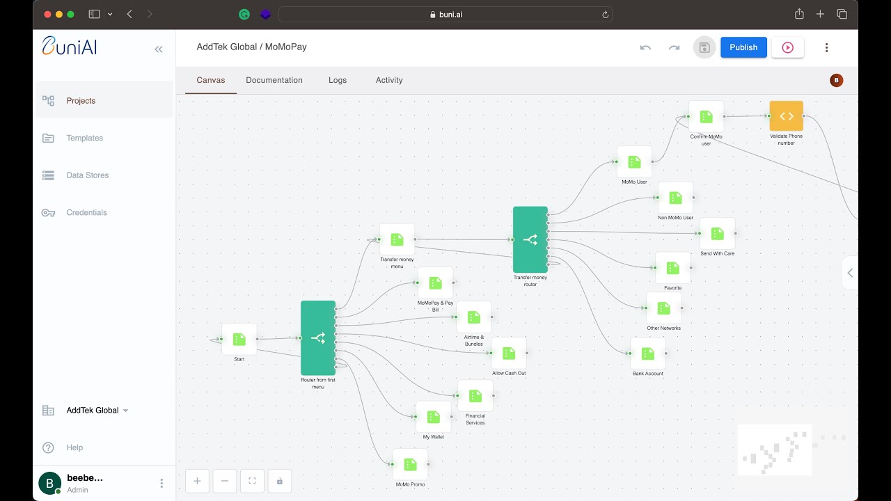 Create USSD flows within minutes - YouTube