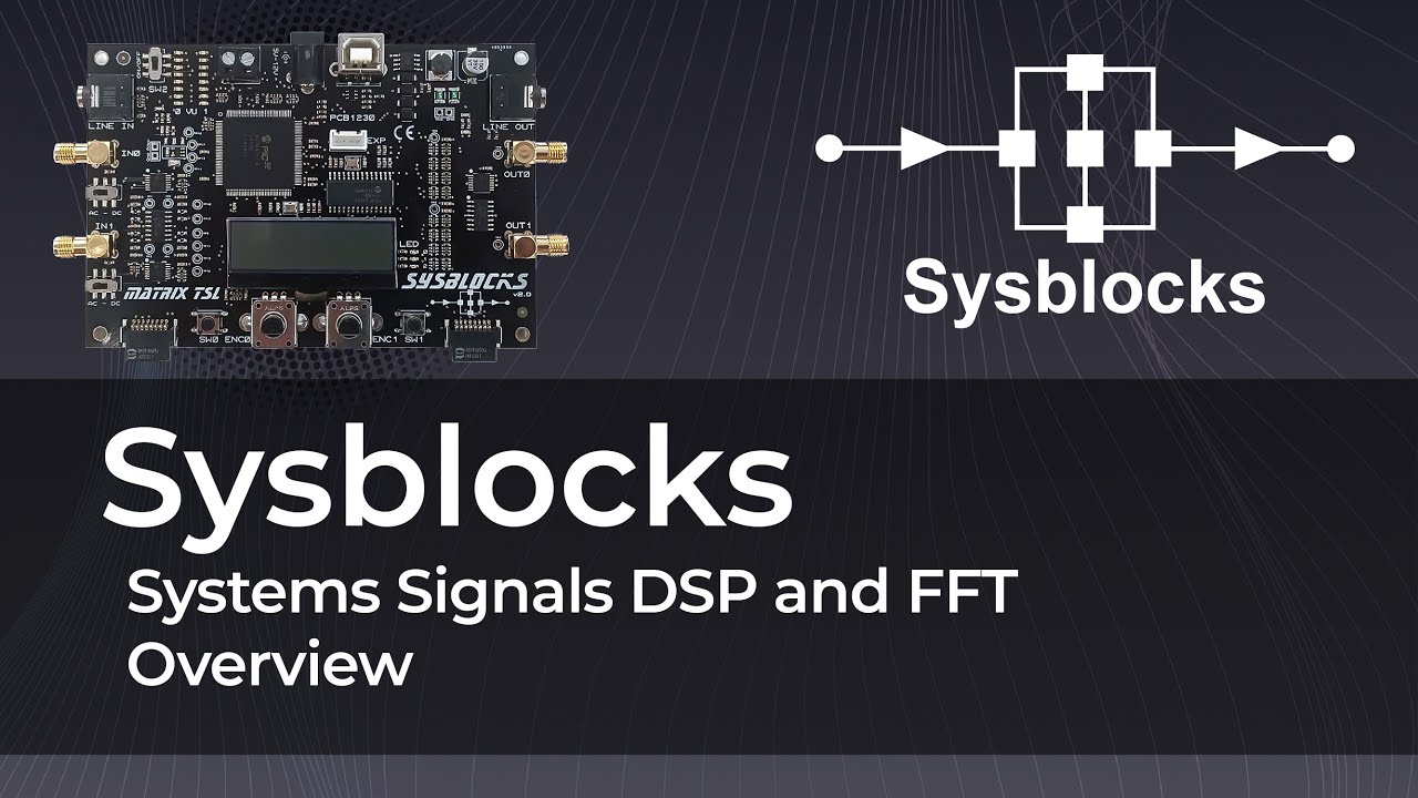 Sysblocks Systems Signals DSP and FFT Overview - YouTube