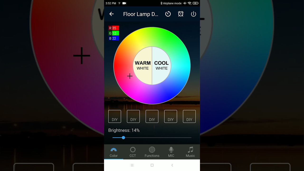 Using Magic Home Pro Android application with 24W Smart LED Floor Lamp ...