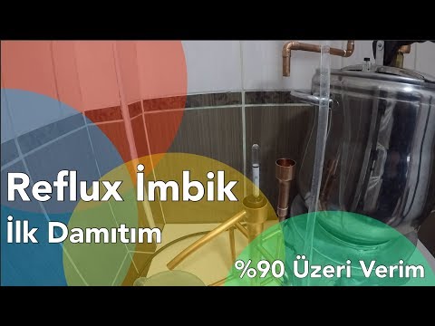 Reflux İmbik ile Alkol Damıtımı - Yüksek Dereceli Alkol Üretimi için Bakır İmbik