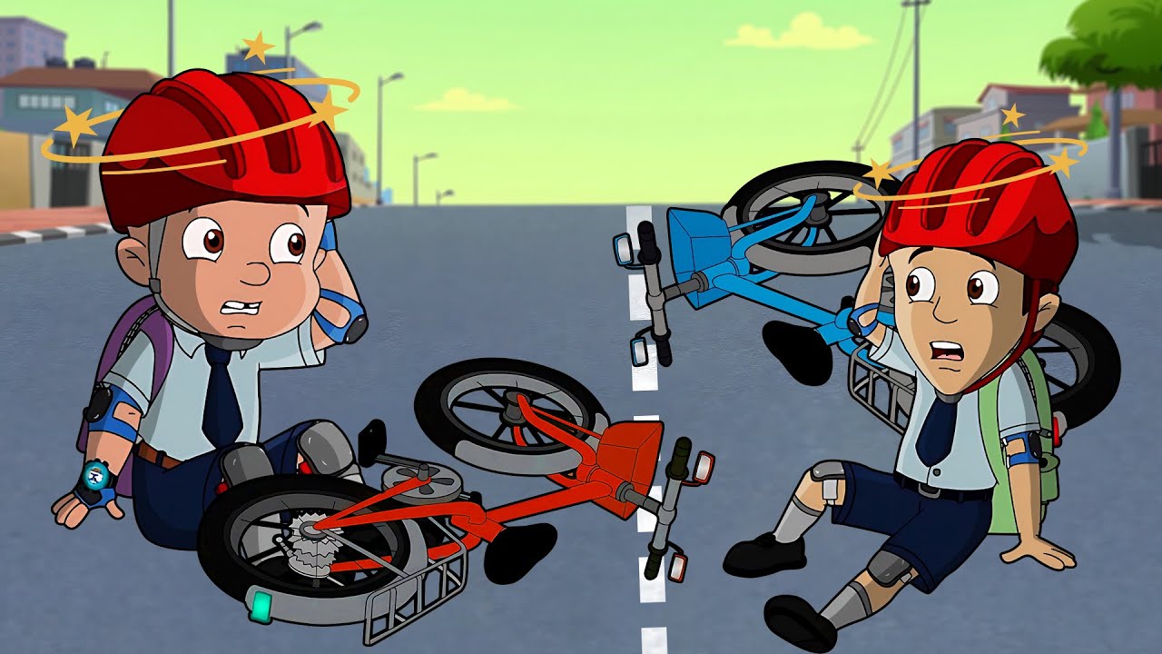 Mighty Raju vs Gopi - Bicycle Trouble | Hindi Stories | Cartoons for ...