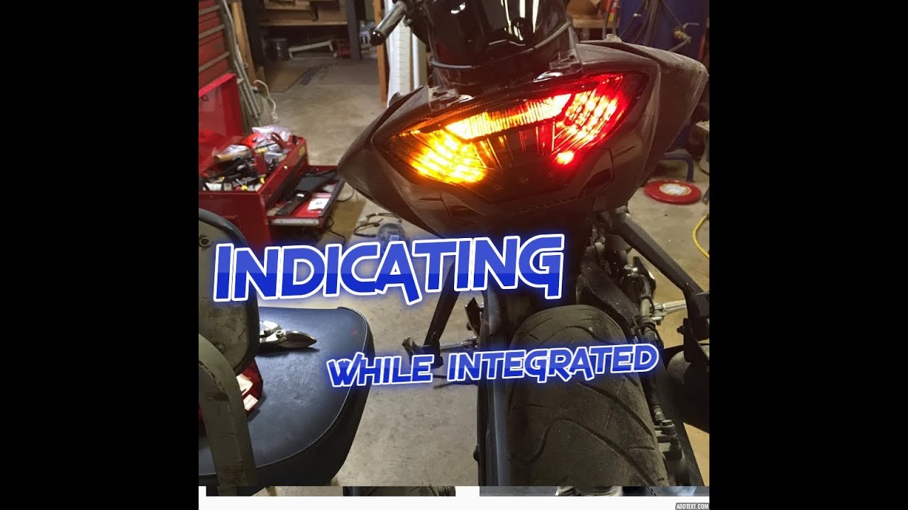 Yamaha R3 Restoration Episode 7 - Integrated Tail Light - YouTube