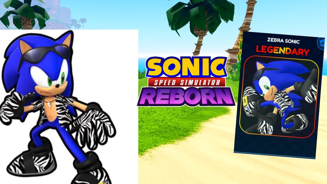 New Zebra Sonic Event *Unlocking Zebra Sonic* | Sonic Speed Simulator ...