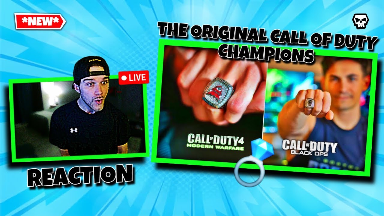 REACTION | The Original Call of Duty Champions 💍 - YouTube
