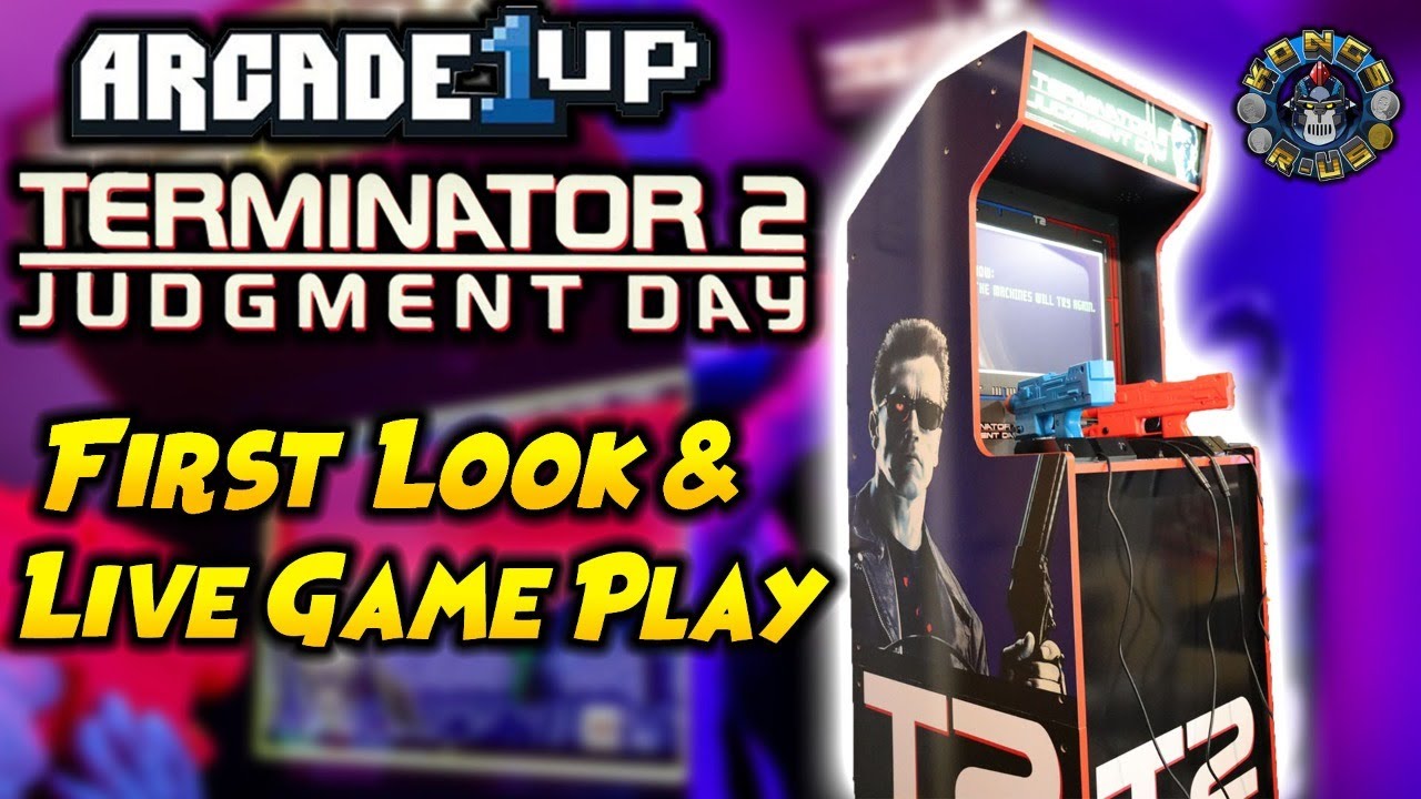 Arcade1Up Terminator 2 is Here! First Look and Live Game Play w ...