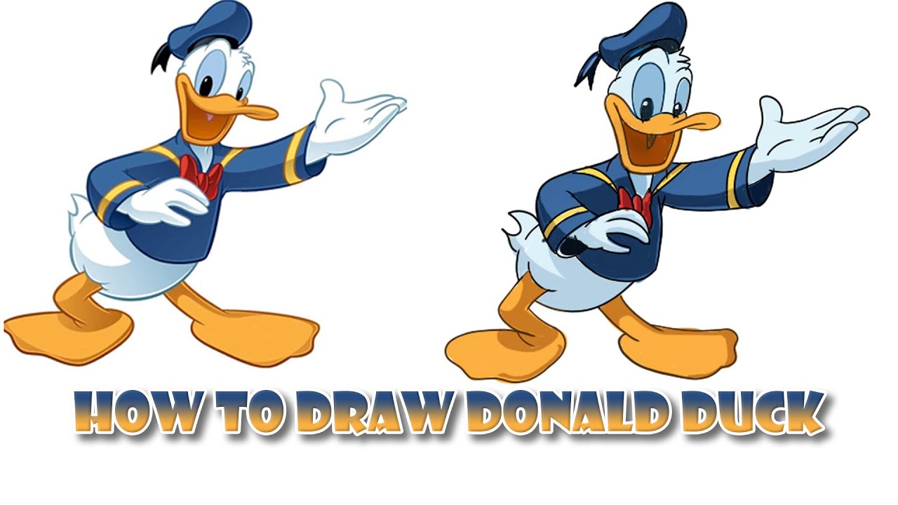 "How to Draw Donald Duck Step by Step" - YouTube