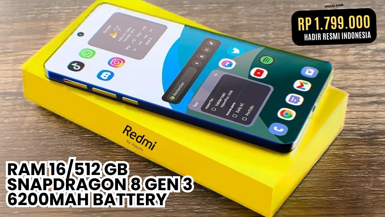 RAM 16/512 GB, SNAPDRAGON 8 GEN 3, 6200mAh - HP XIAOMI TERBARU 2024 ...