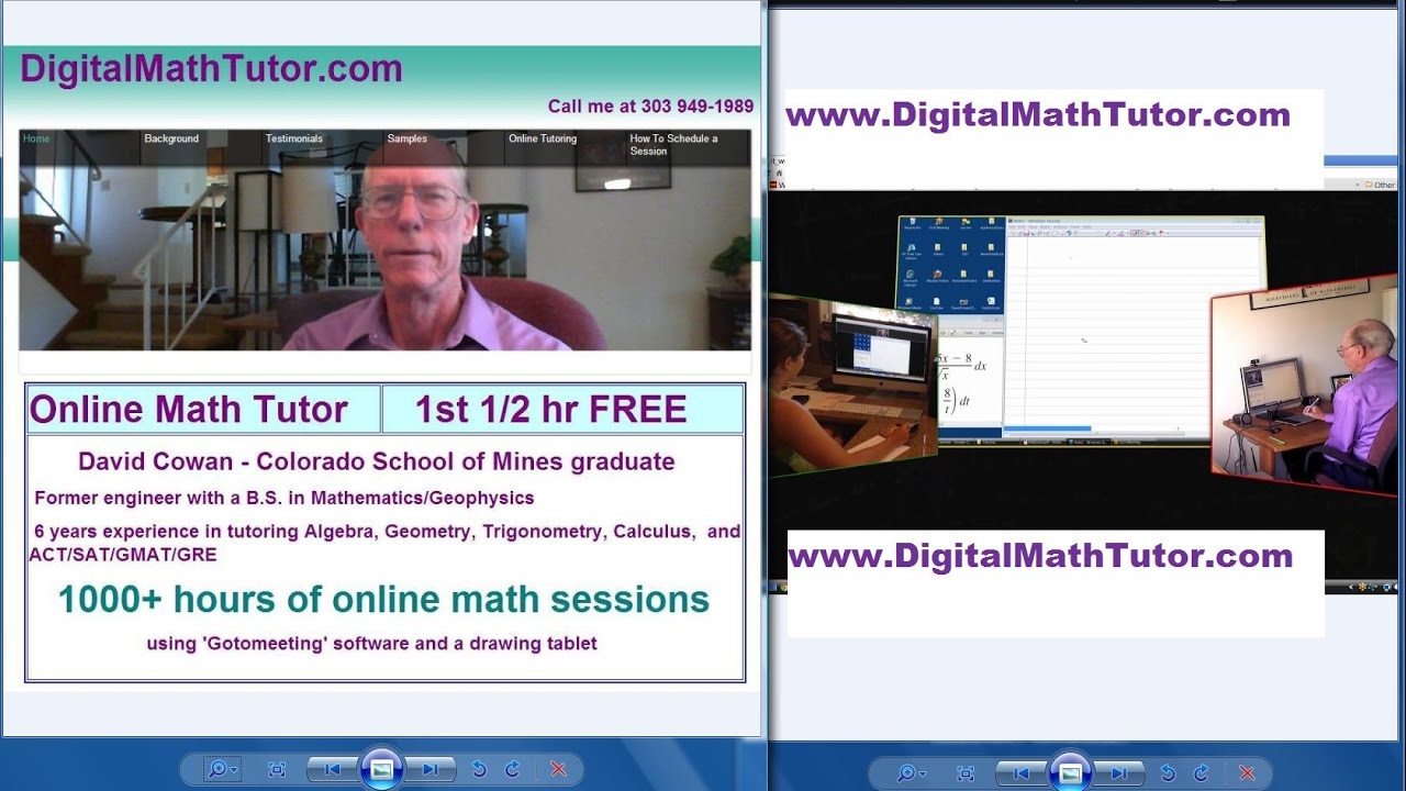 Online Calculus tutoring, MH012417 - YouTube