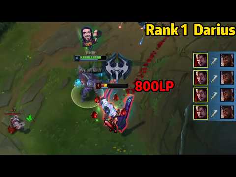 Rank 1 Darius: He Makes This 800LP K'Sante Main Lose His Mind!
