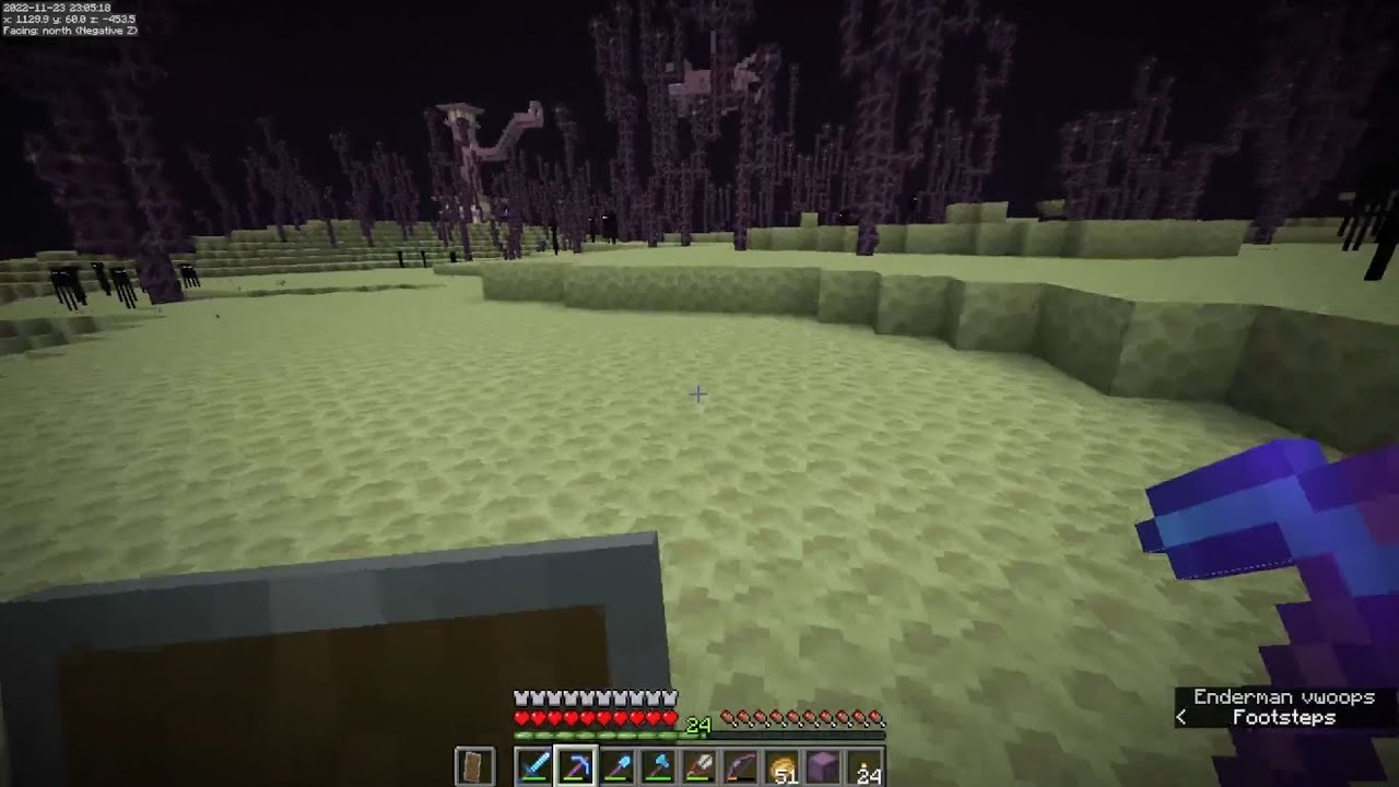 Tearing Down an End City Flying Ship Pt1 - Minecraft Java 1.19 Vanilla ...