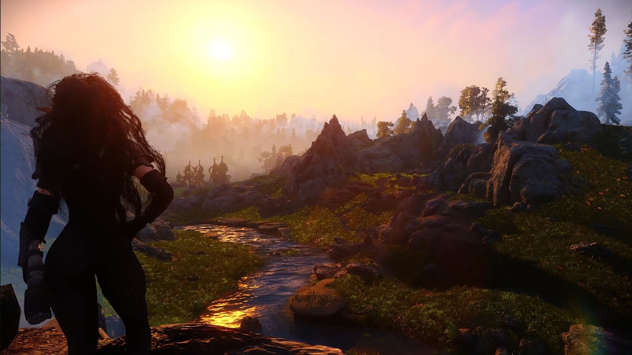 ultra modded Next gen skyrim beautiful locations 2100 mods - YouTube