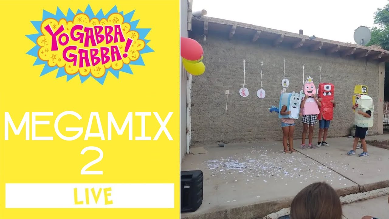 Yo Gabba Gabba MegaMix Part 2 (Live Homemade) - YouTube