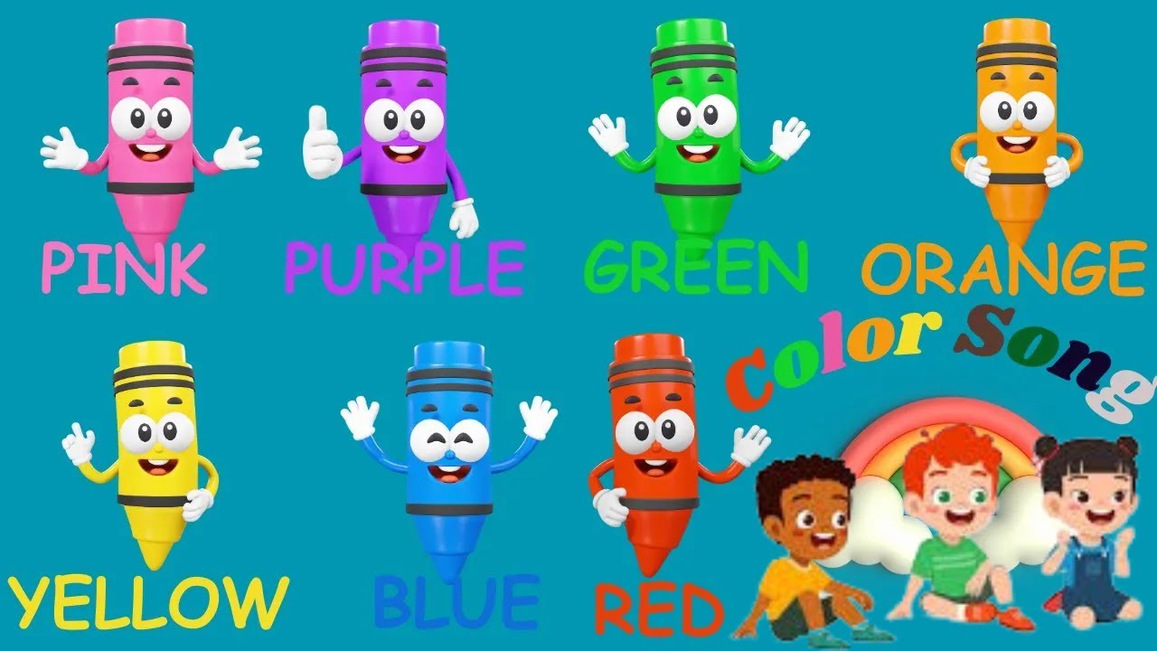 New Colors Song | Lets Learn the Colors | Kids Song | Colors Nursery ...