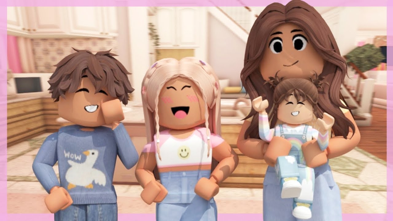 Spring FAMILY Day Routine 👨‍👩‍👧‍👦🌼 **CHAOTIC** | Roblox Bloxburg Family ...