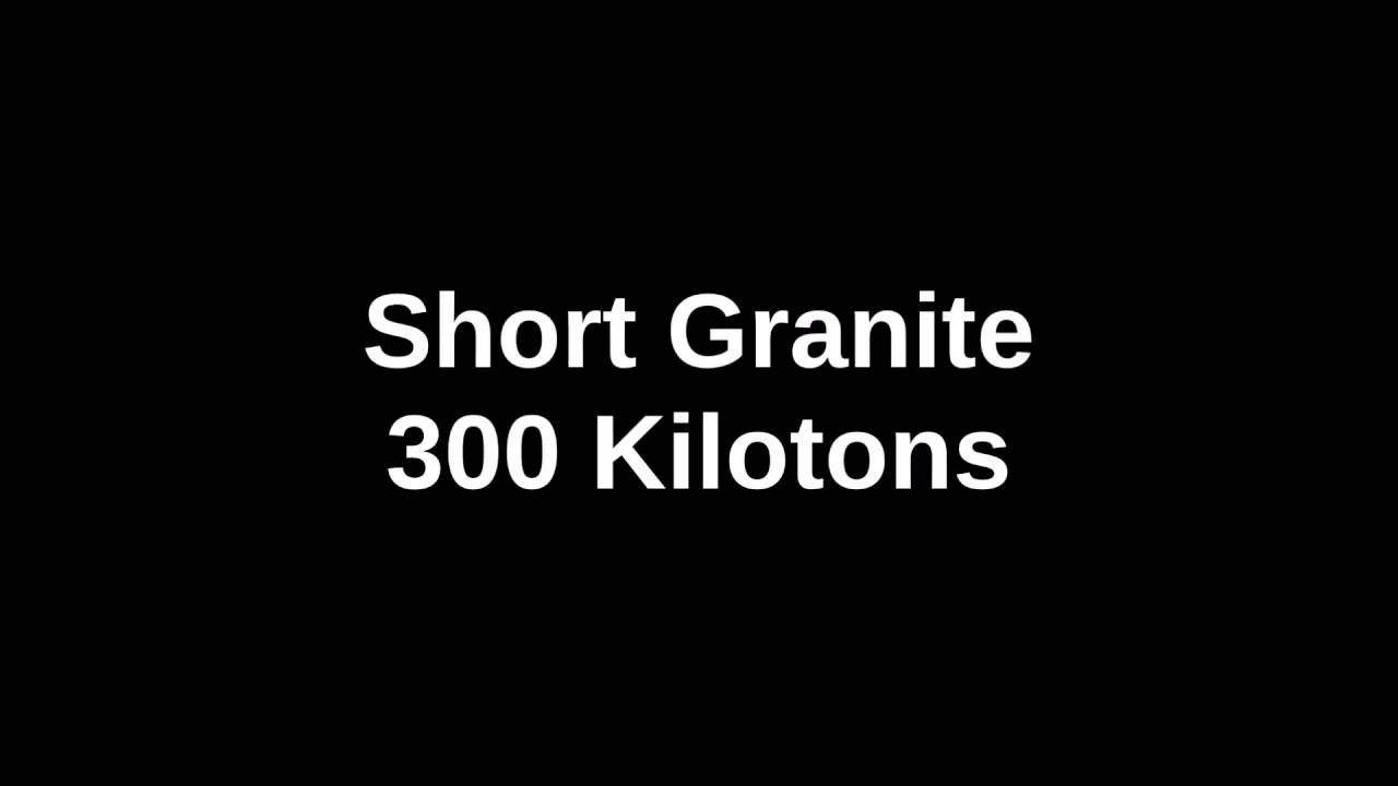 "Operation Grapple - Short Granite" British nuclear test series / イギリス核 ...