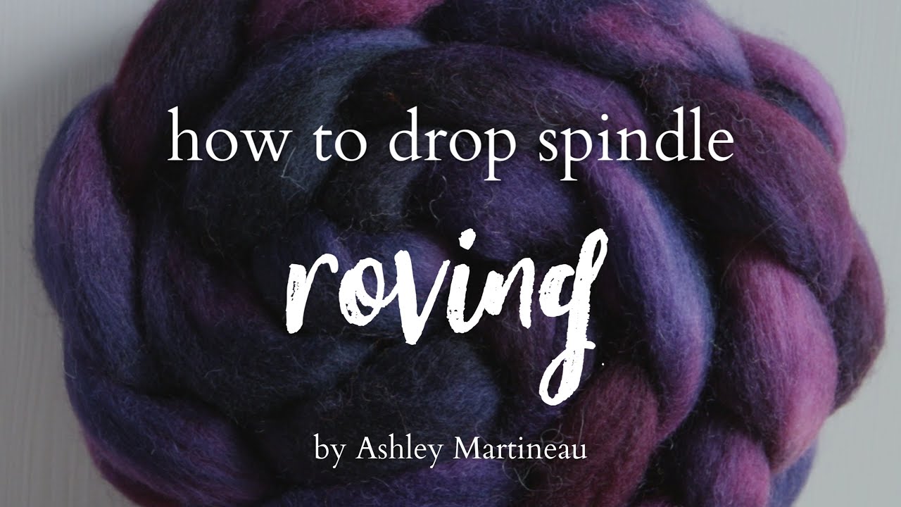 Beginner Drop Spindling - How to Drop Spindle Yarn from Roving - YouTube
