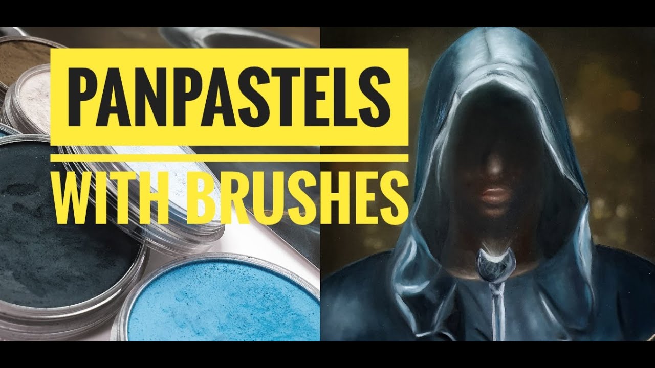 How to paint PanPastels with brushes, pastel pencils| The Creator Joker ...
