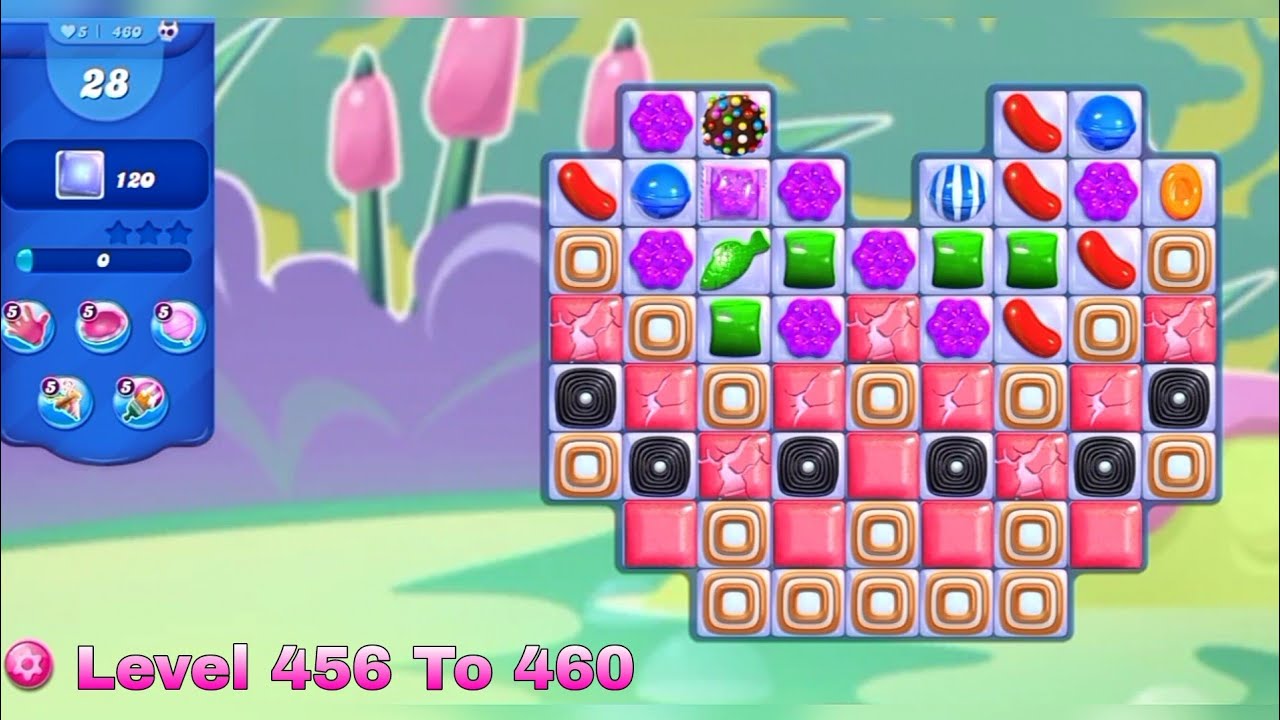 Candy Crush Saga Level 456 To 460 || Candy Crush Saga - YouTube