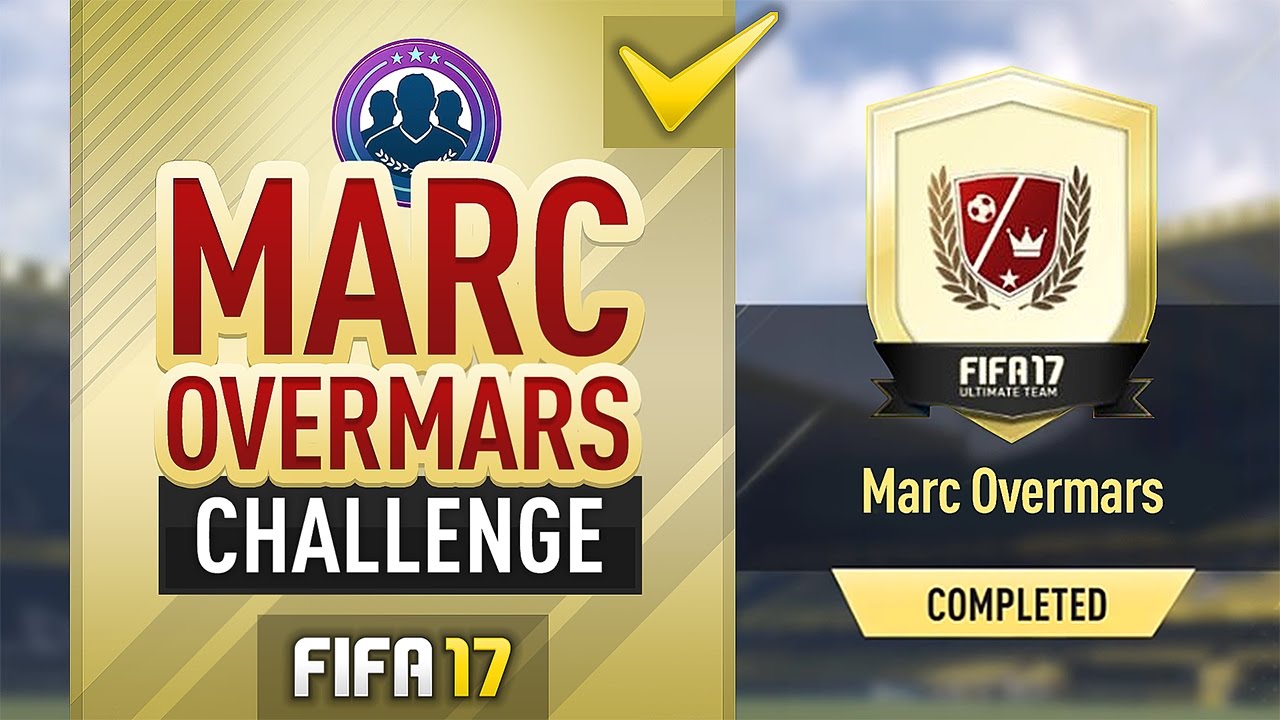 MARC OVERMARS SBC! (CHEAP/COMPLETE) - #FIFA17 Ultimate Team - YouTube