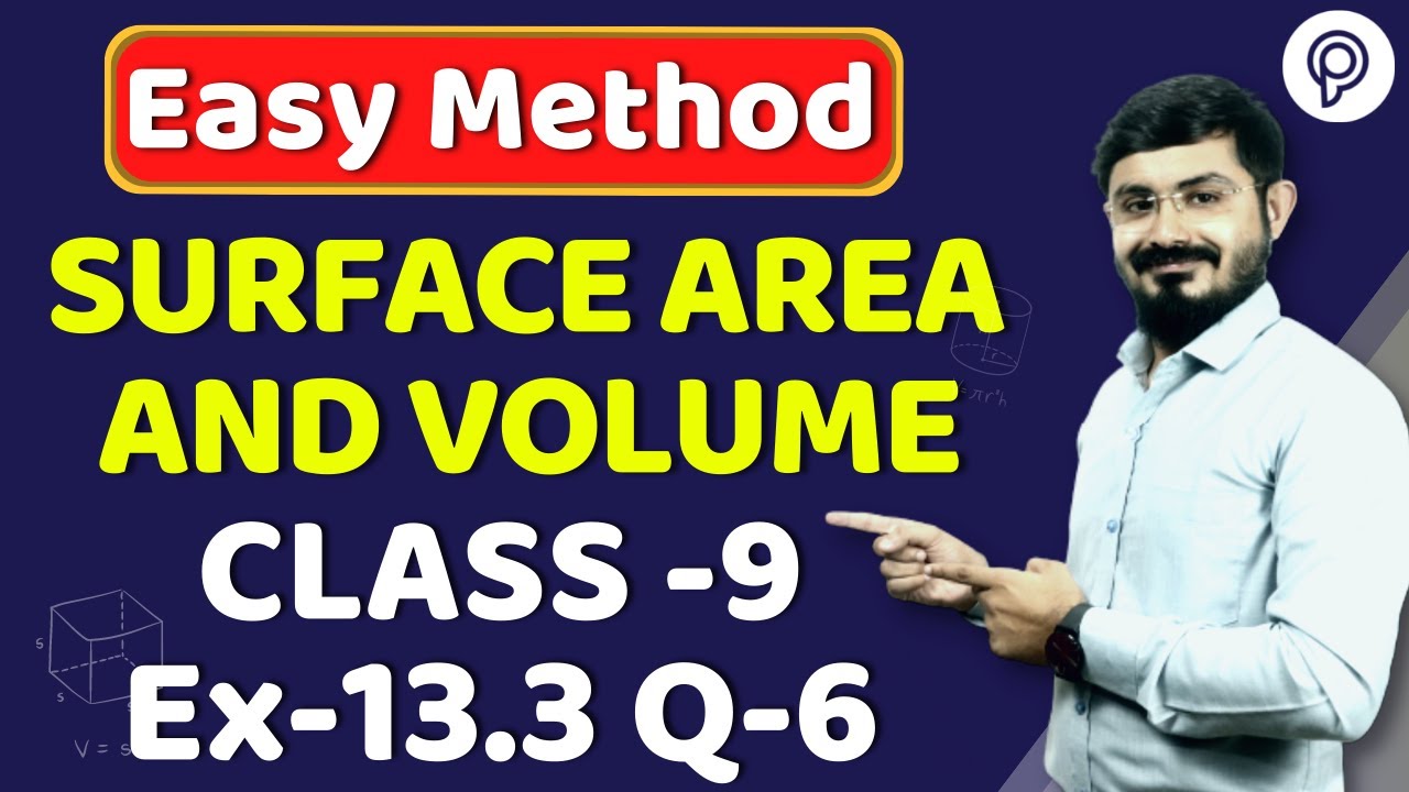 Class 9 Maths Chapter 13 Ex-13.3 Q6 Surface Areas And Volumes NCERT CBSE class 9 13.3 q6 Meghani ...