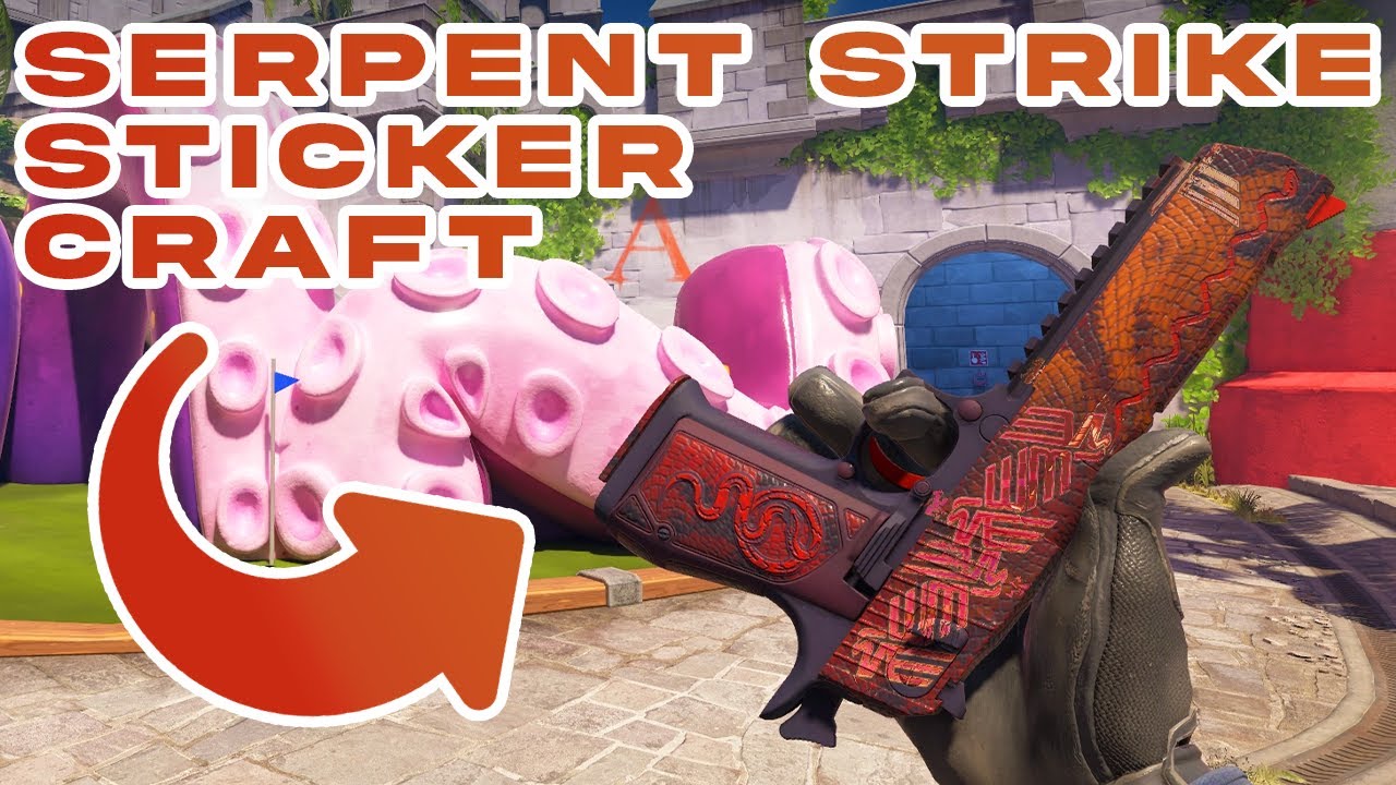 Desert Eagle | Serpent Strike (CS2 Sticker Crafts) - YouTube