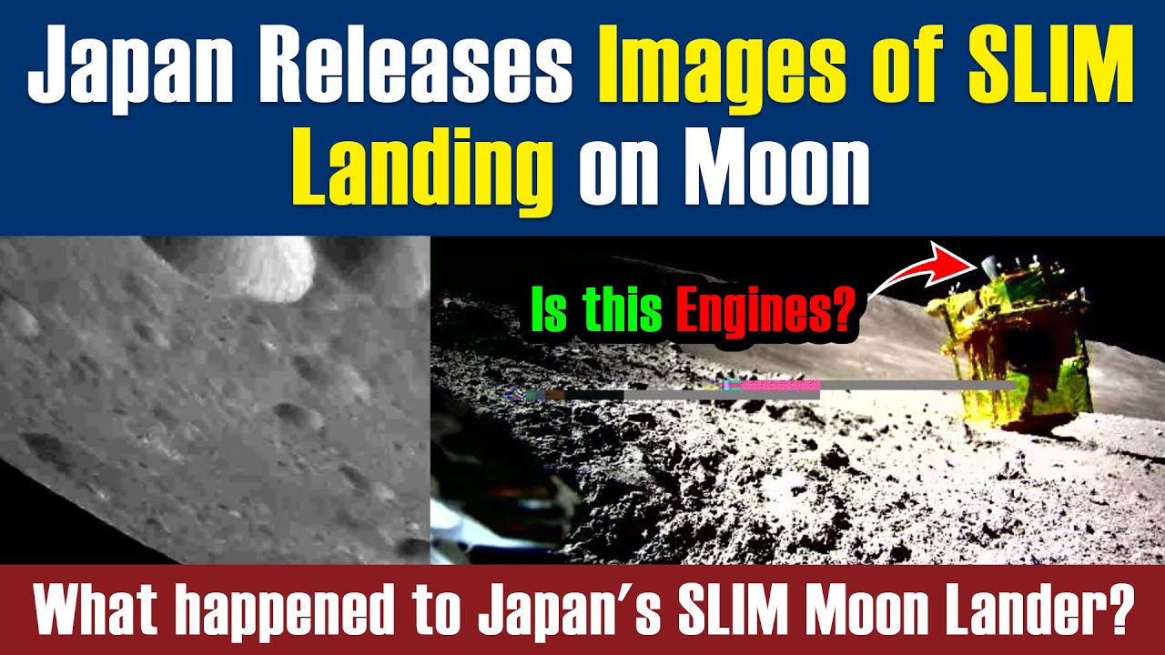 Japan Releases Images of SLIM Landing on Moon | Moon Sniper Latest ...
