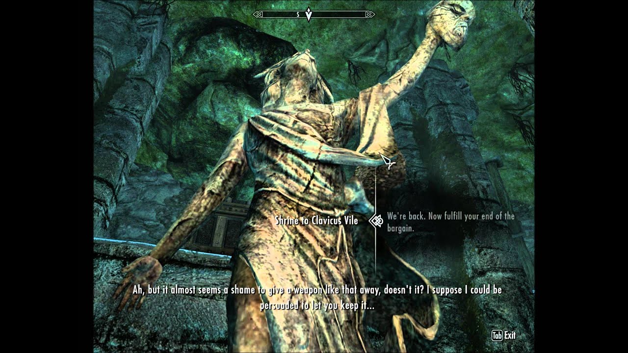 Clavicus Vile Has the Best Accent in Skyrim - YouTube
