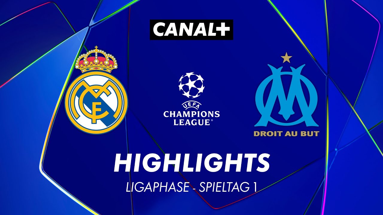 Highlights: Real Madrid - Olympique Marseille (UCL Ligaphase - 1 ...