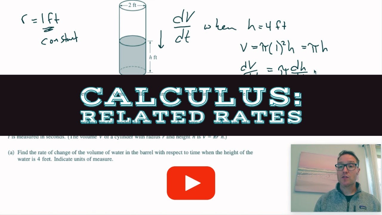 2020 AP Calculus Review: Related Rates Part 2 - YouTube
