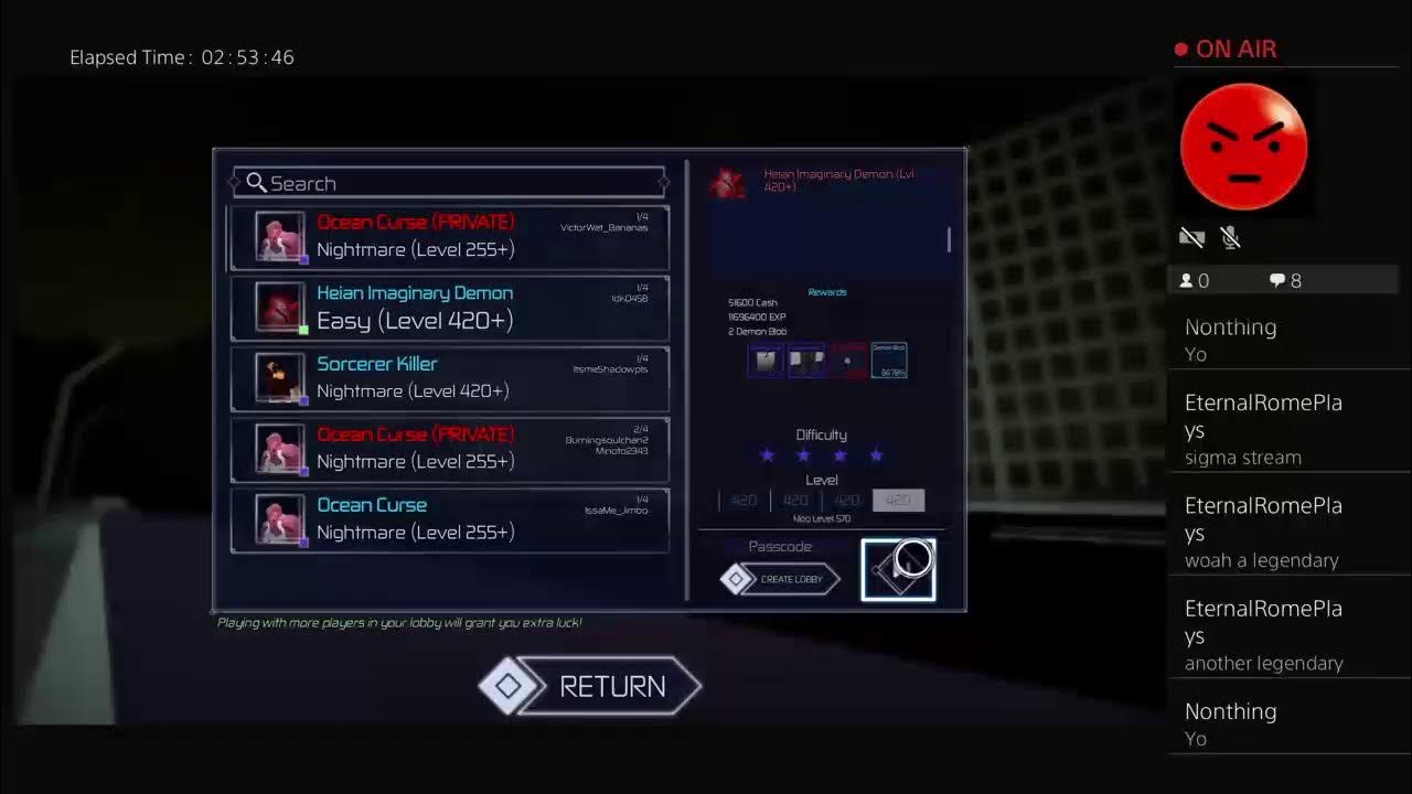 Grinding max difficulty sukuna jujutsu infinite - YouTube