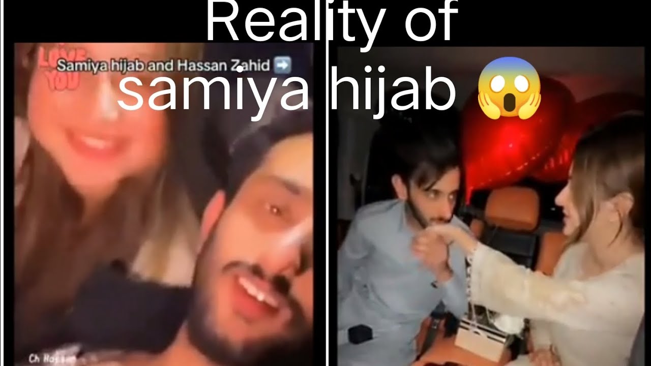 Real face reveal of samiya hijab 😱| Samiya hijab and Hassan Zahid😳 # ...