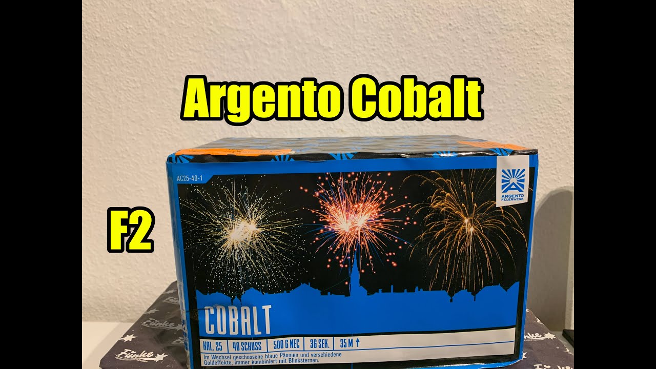 Argento Cobalt / Feuerwwerks Batterie / F2 / Silvester 2021/2022 - YouTube
