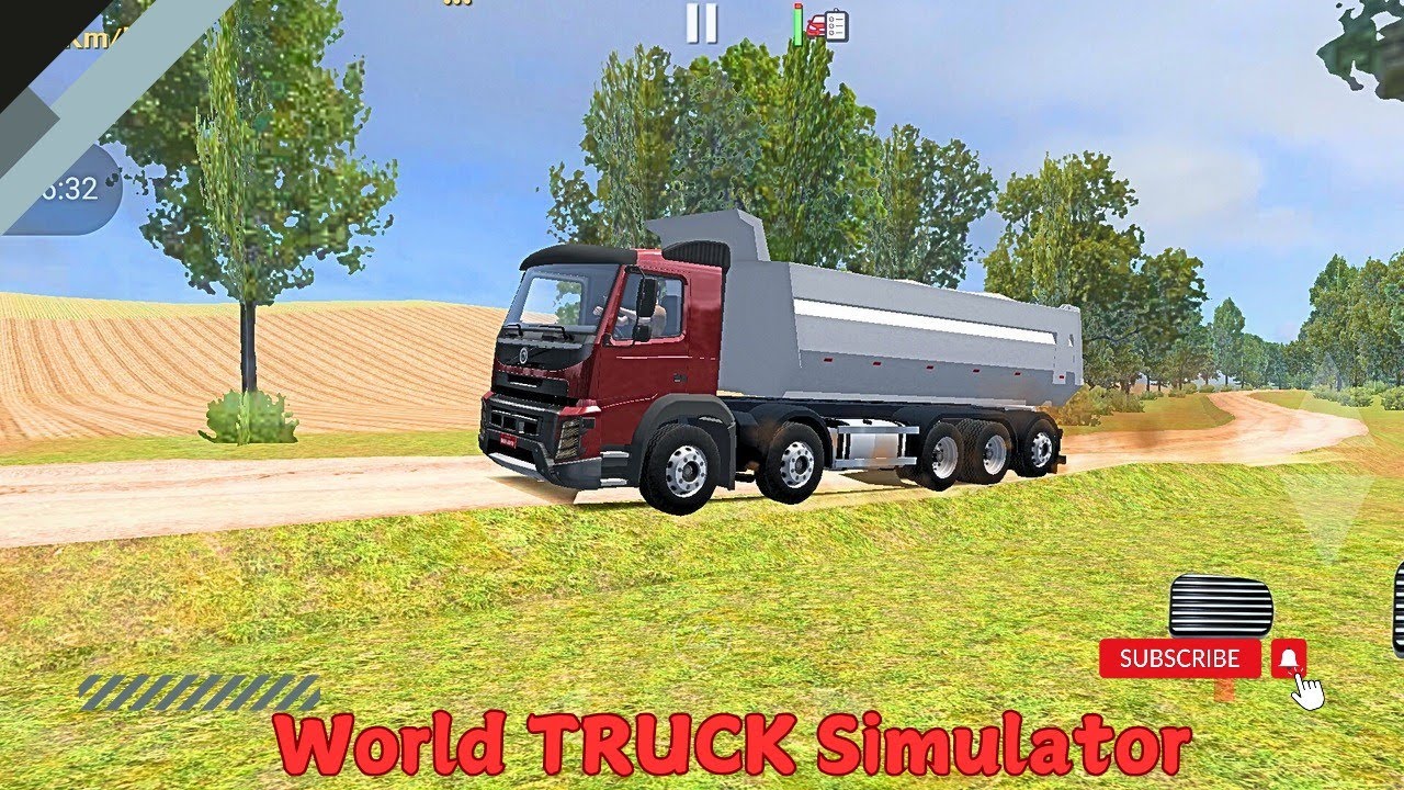 14 Wheels Ofroad Tipper Truck simulator game - YouTube