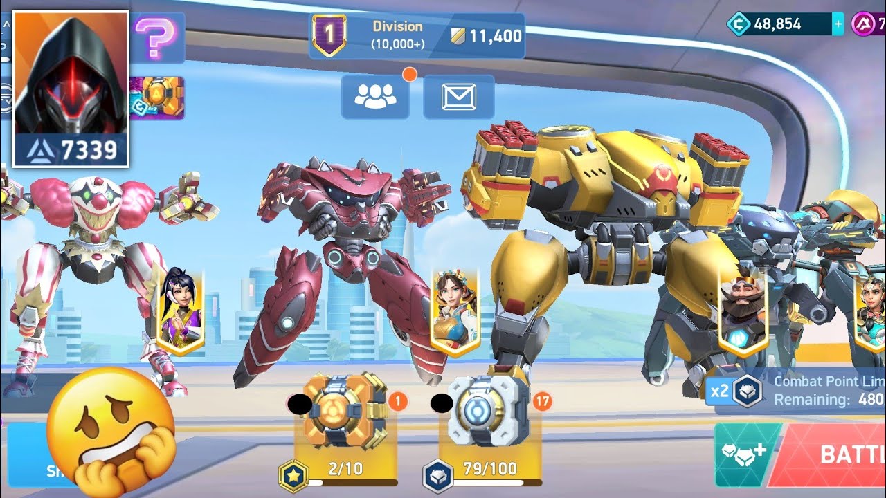 7339 Squad Power In Test Server Is amazing 🤩 || Mech Arena Robot ...