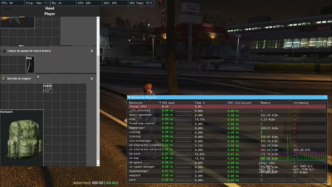 FiveM | Grid Inventory UI [DayZ Style / Spatial / Tetris] - YouTube
