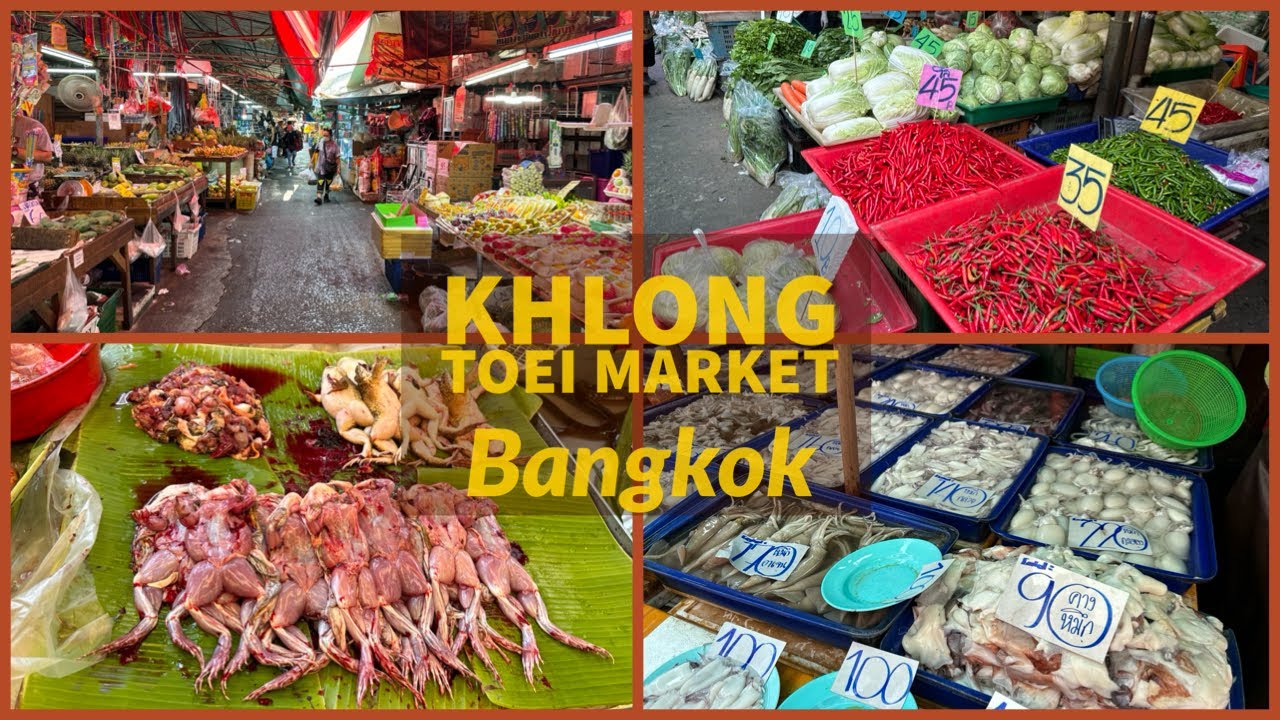Khlong Toei Market – The Largest Fresh Food Market In Bangkok ...