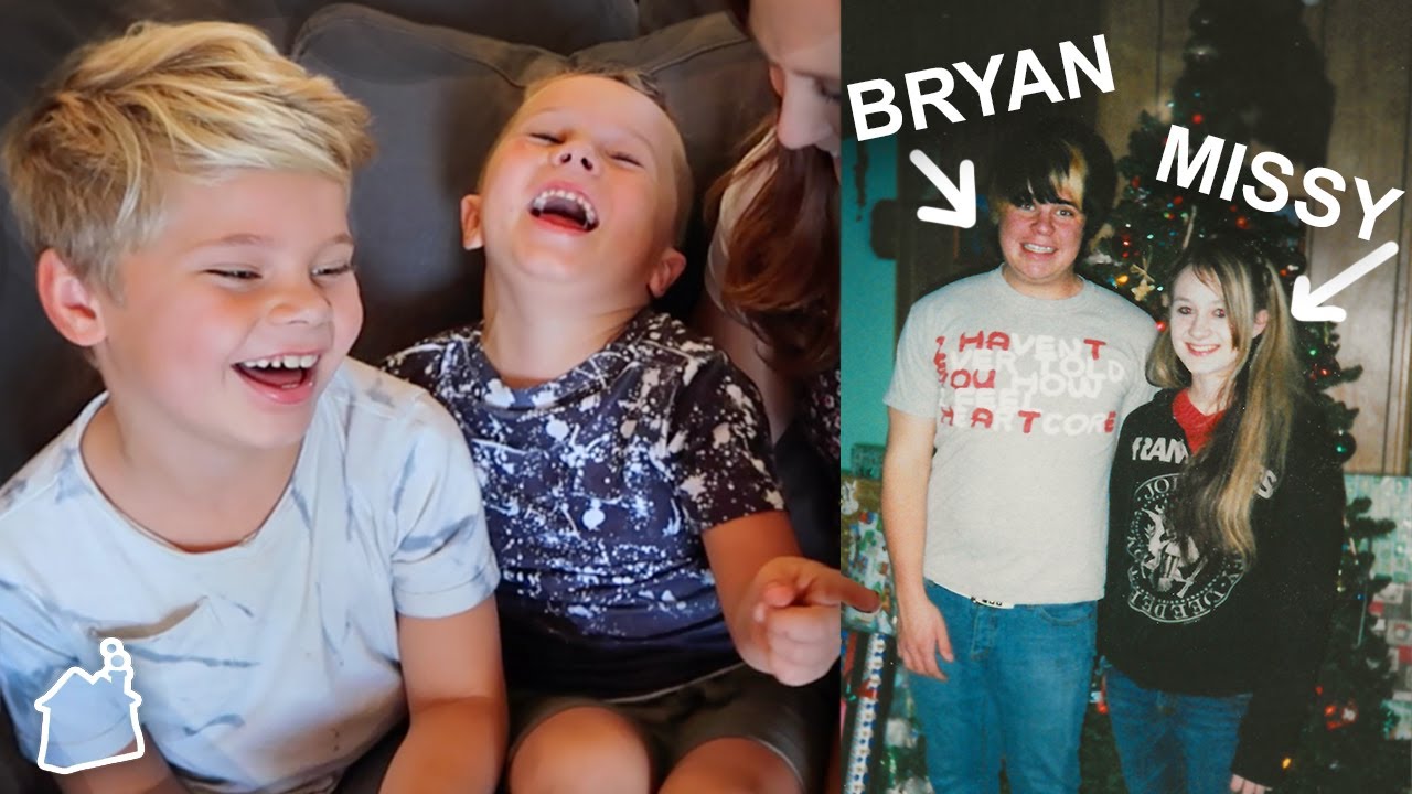 KIDS REACT TO OLD PHOTOS OF PARENTS! 😂 (Embarrassing!!!) - YouTube