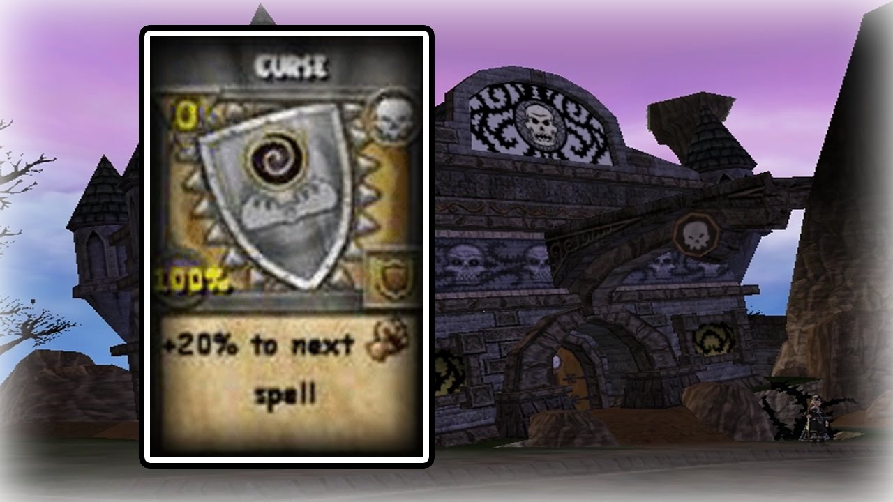 Wizard101: Curse! - Level 18 Death Spell - YouTube