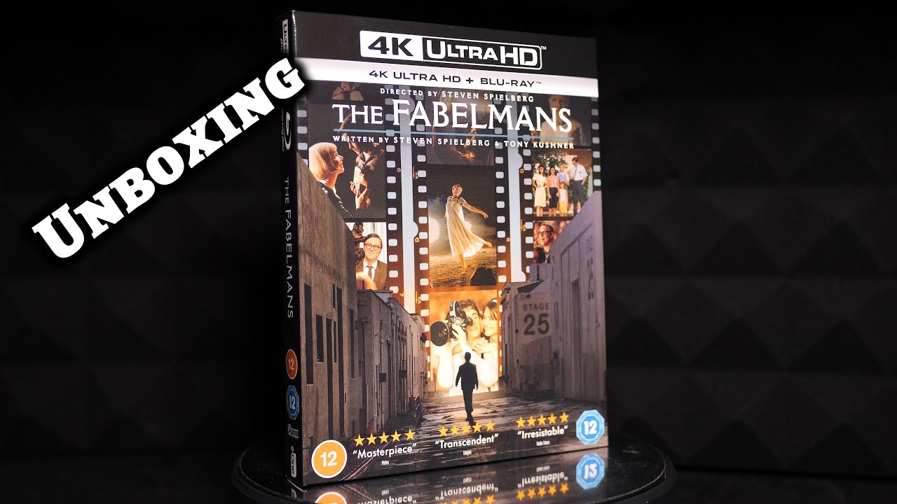 Unboxing The Fablemans 4k UHD Blu-ray: Exclusive HMV Edition - YouTube